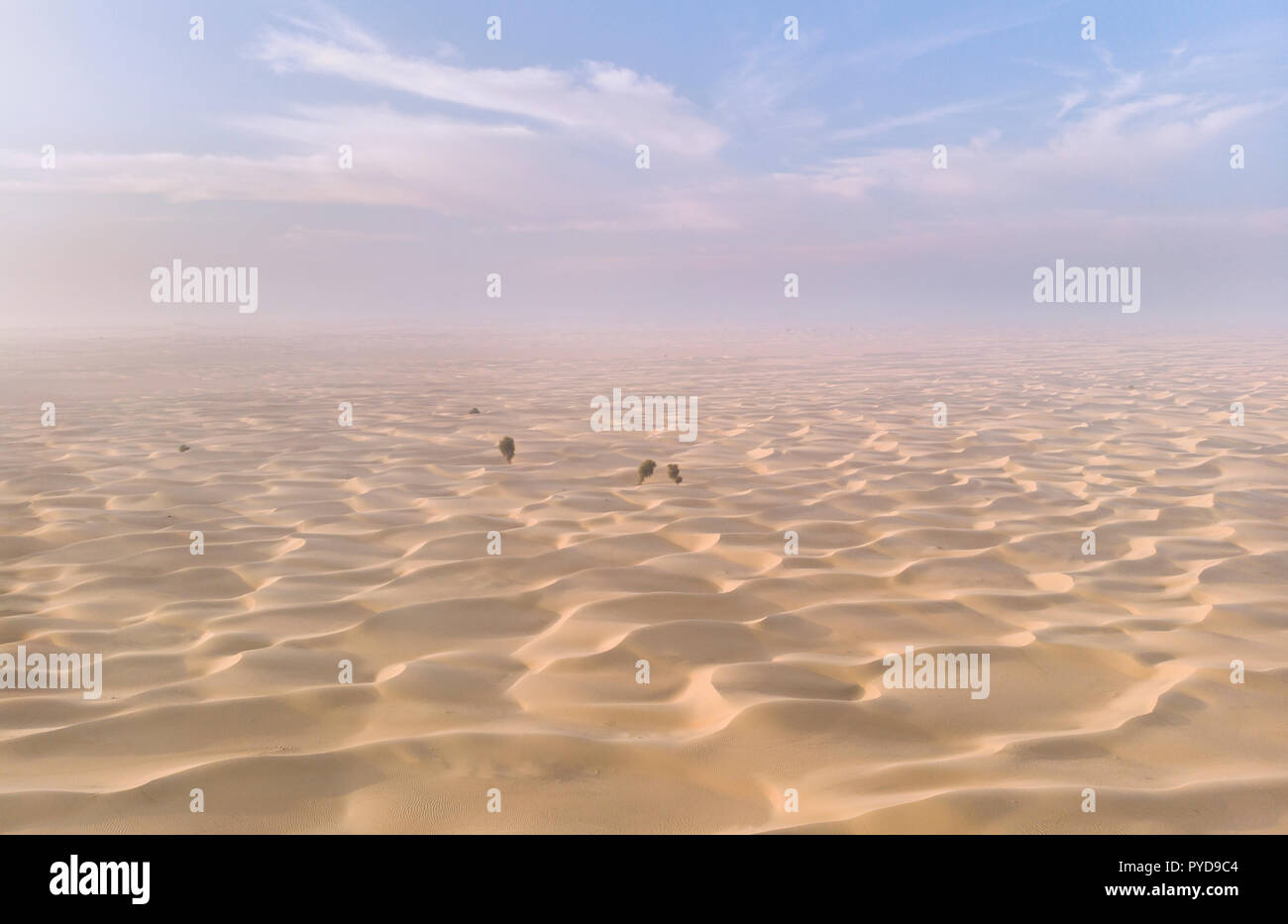 aerial view of a desert surface near Dubai Stock Photo - Alamy