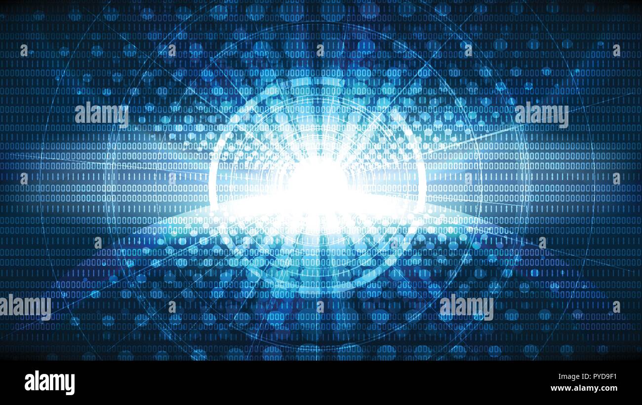 Vector abstract technological global connection background design Stock ...