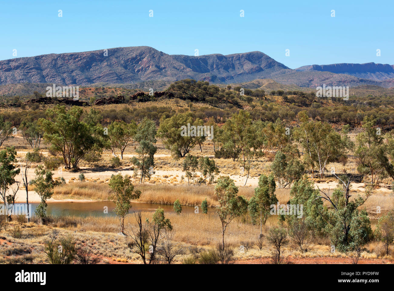 Outback Scene, West MacDonnell Ranges National Park, Northern Territory ...