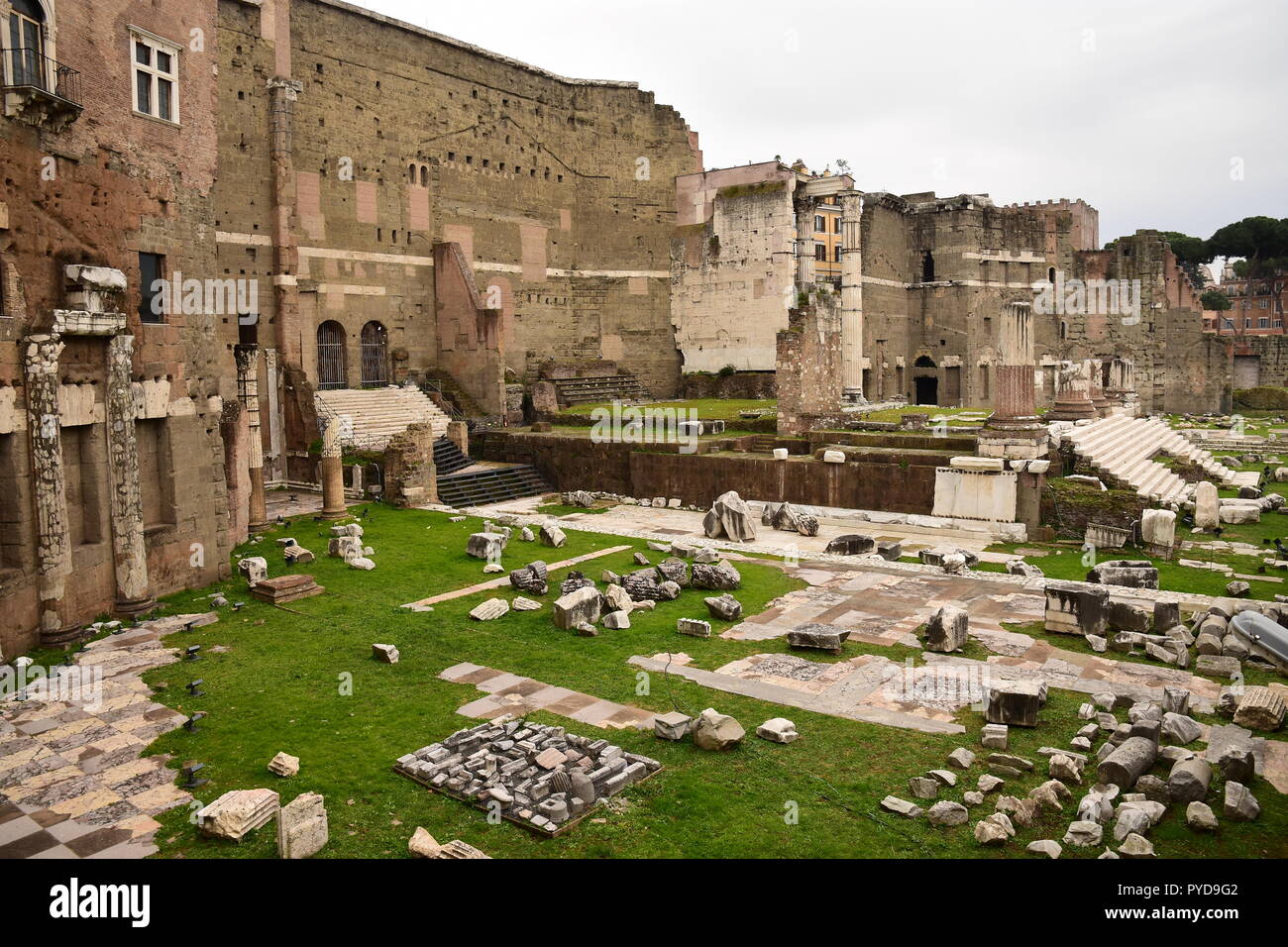 Ancient ruins, Rome, Italy Stock Photo - Alamy