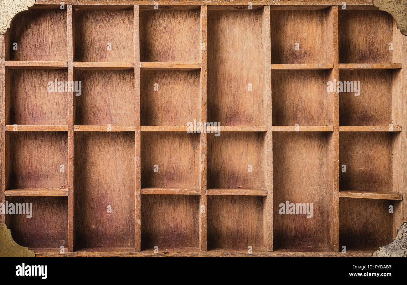 Empty compartments box hi-res stock photography and images - Alamy