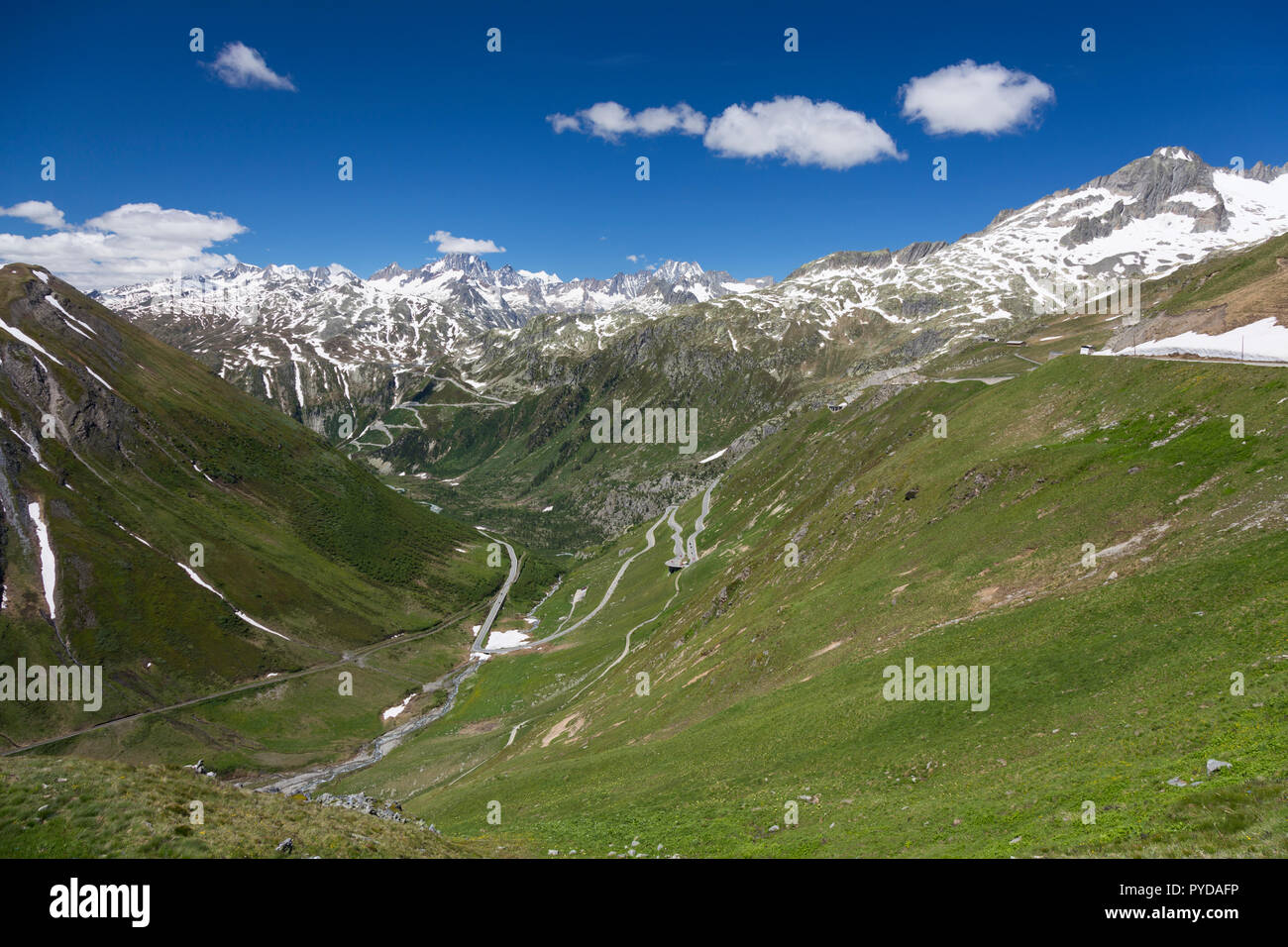 Furka pass view from hi-res stock photography and images - Alamy