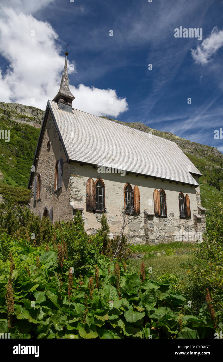 Gletsch church hi-res stock photography and images - Alamy