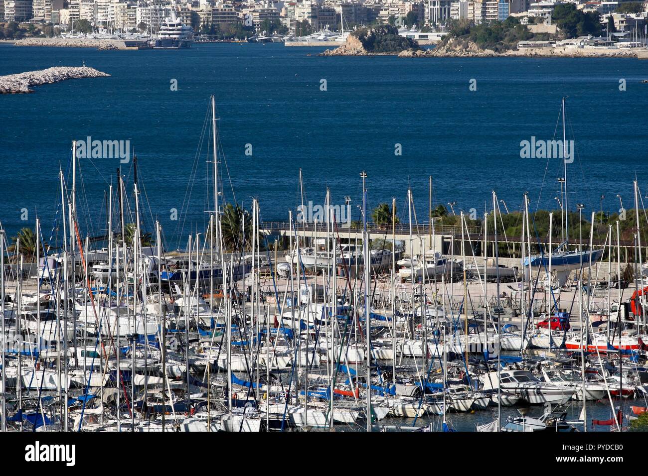 Flisvos Marina in Athens Stock Photo - Alamy