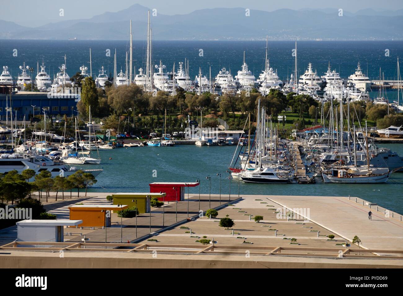 Flisvos Marina in Athens Stock Photo - Alamy