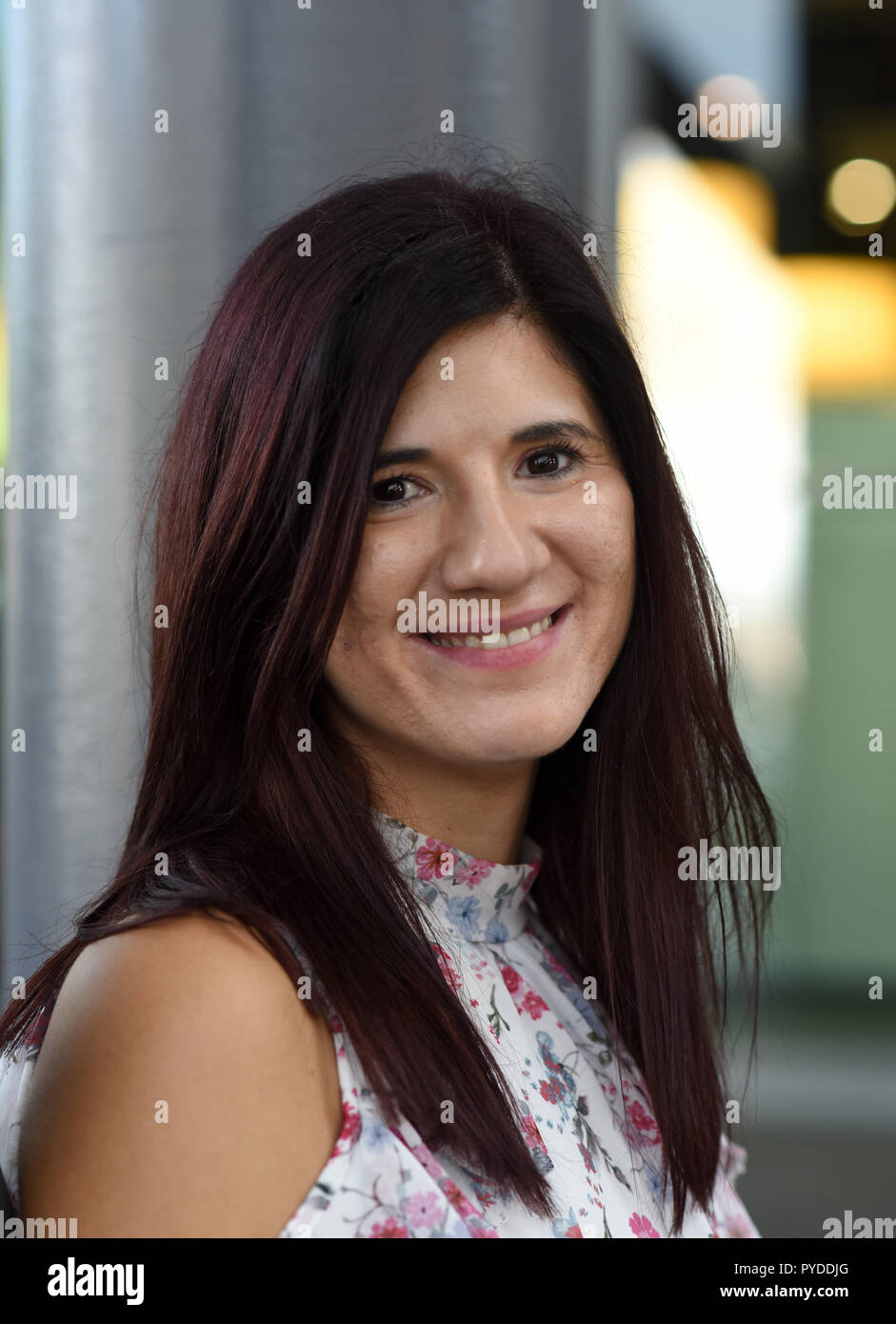 April Dawson in October 2018 at the Frankfurt Book Fair. | usage ...