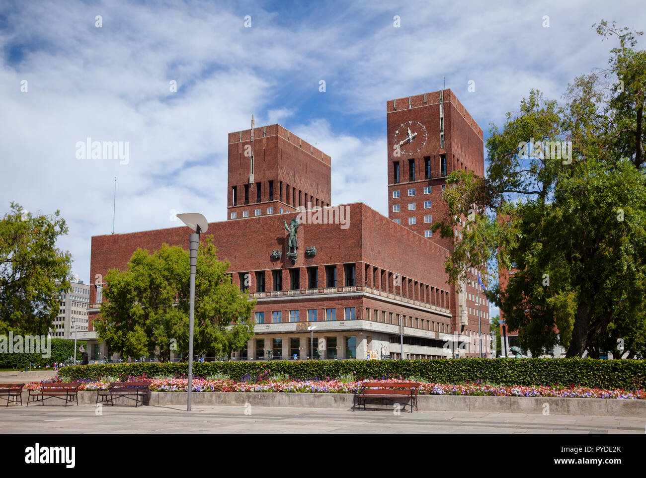 The Oslo City Hall (Radhus), a municipal building and a venue for the ...