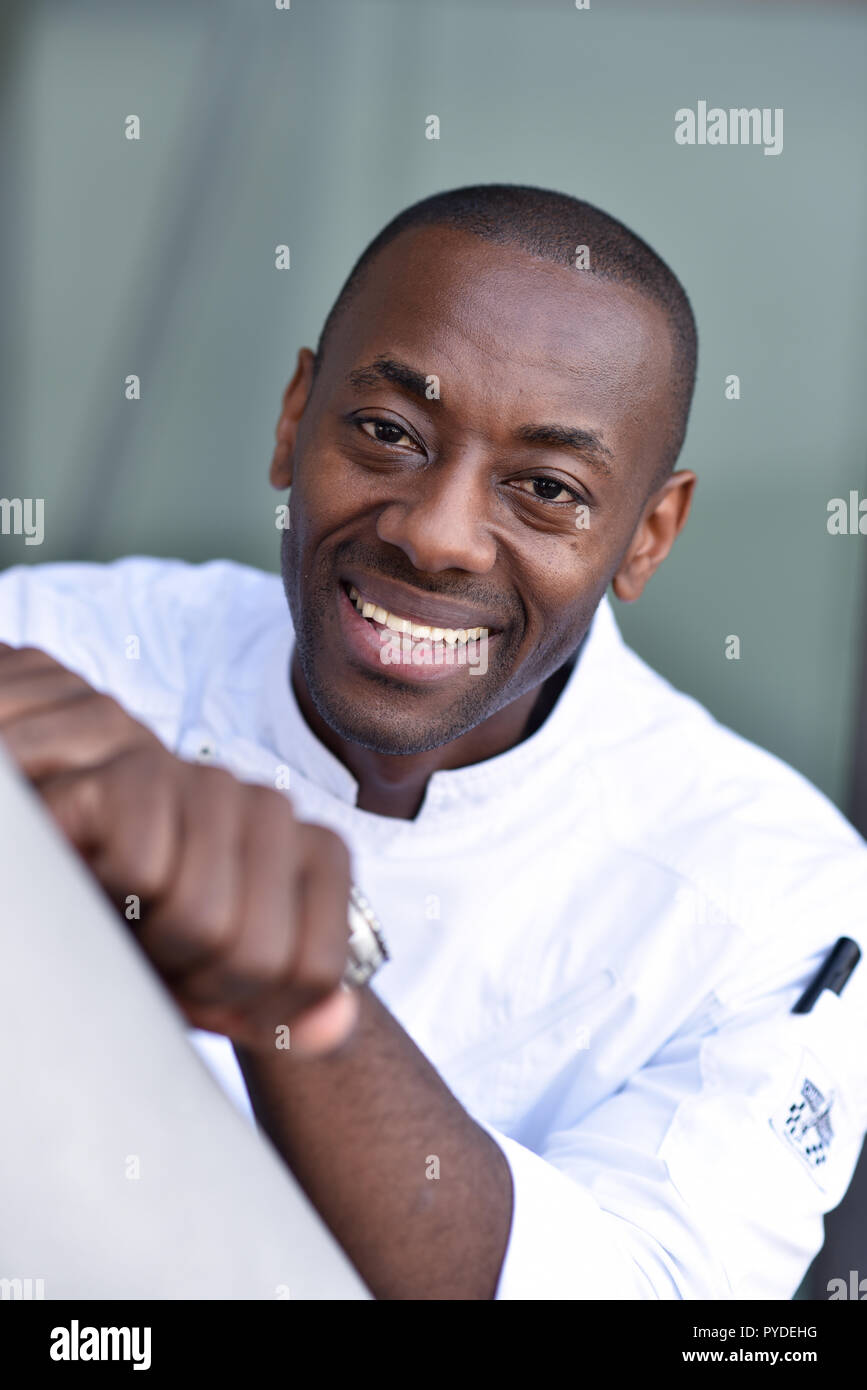Anthony Sarpong in October 2018 at the Frankfurt Book Fair. | usage ...