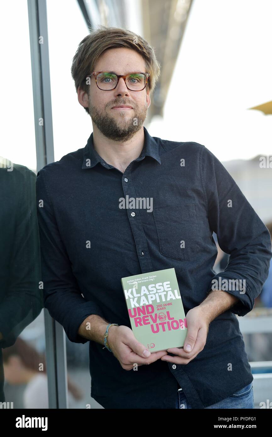 Thomas Hartmann in October 2018 at the Frankfurt Book Fair. | usage ...