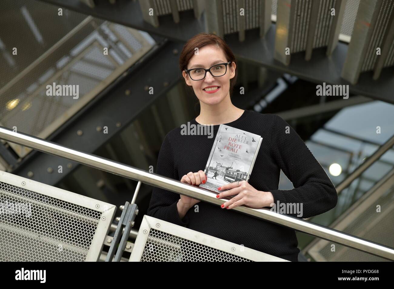 Alex Beer in October 2018 at the Frankfurt Book Fair. | usage worldwide ...