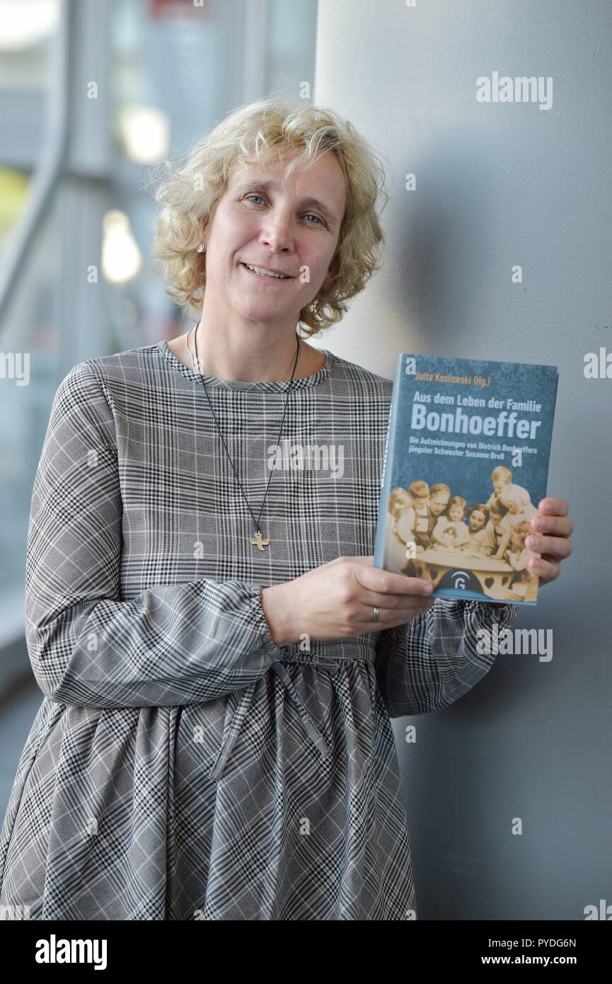Jutta Koslowski in October 2018 at the Frankfurt Book Fair. | usage ...