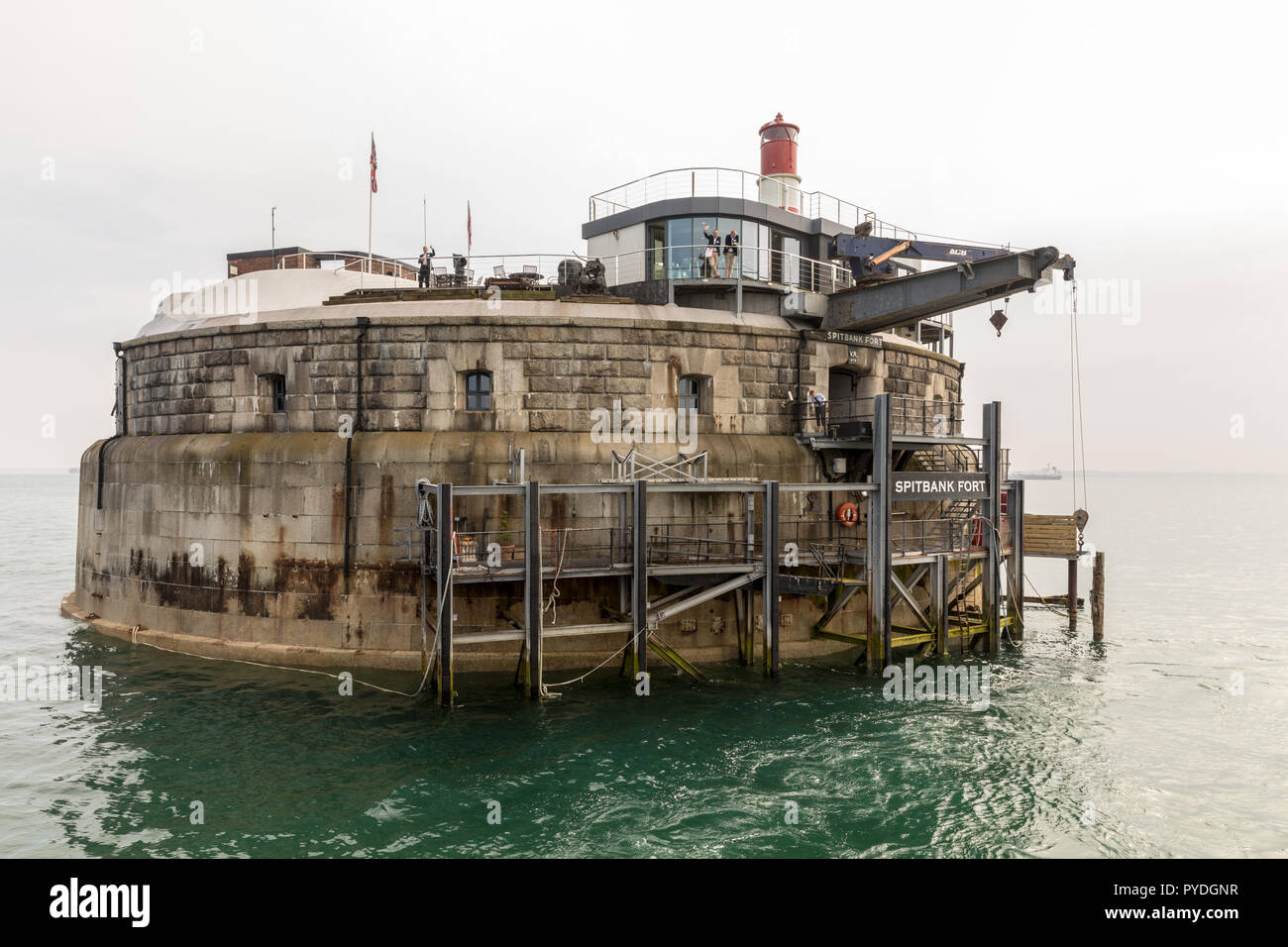 Spitbank Fort, Plymouth Stock Photo - Alamy
