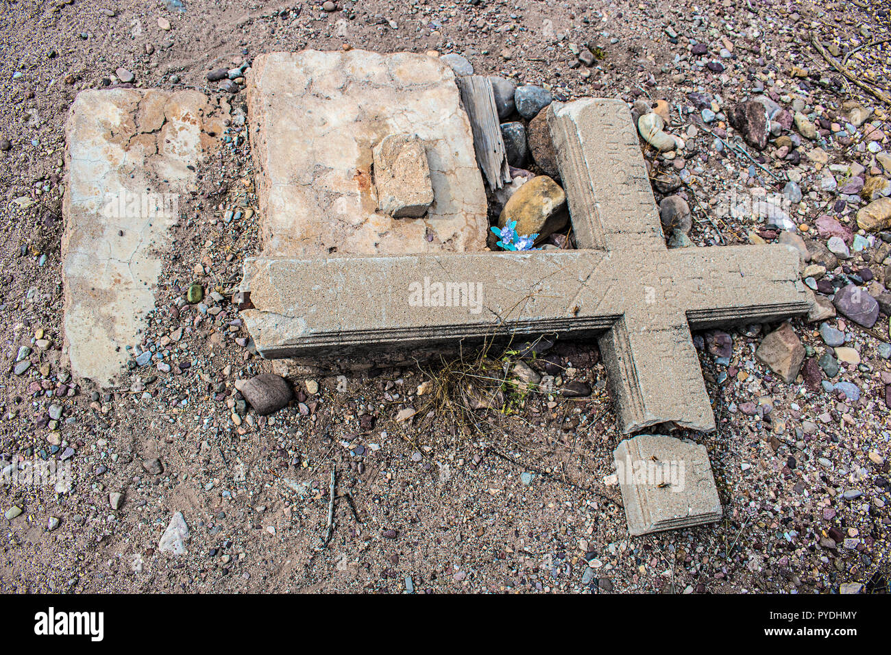 Broken Stone Tombstone Cross High Resolution Stock Photography and ...