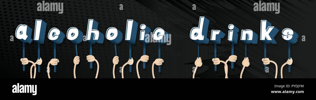 Diverse hands holding letters of the alphabet created the word ...