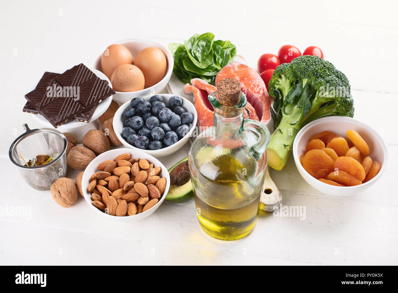 Healthy food for brain and memory. Healthy eating Concept Stock Photo ...