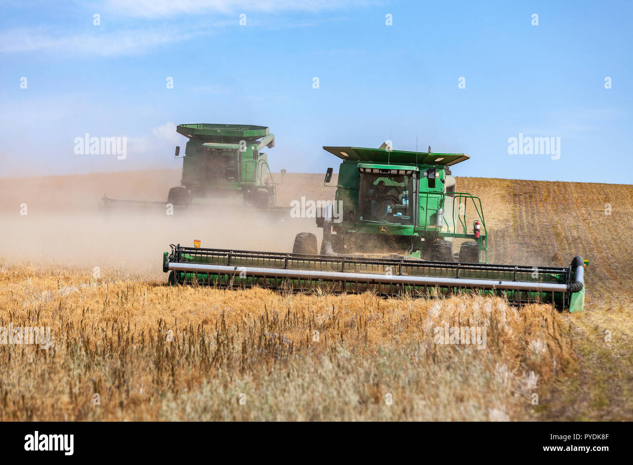 Two combines hi-res stock photography and images - Alamy
