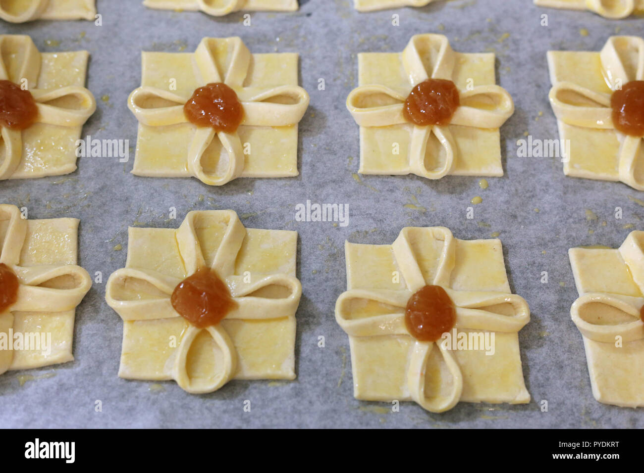 Traditional Finnish sweet Christmas pastries called "Joulutorttu" in ...