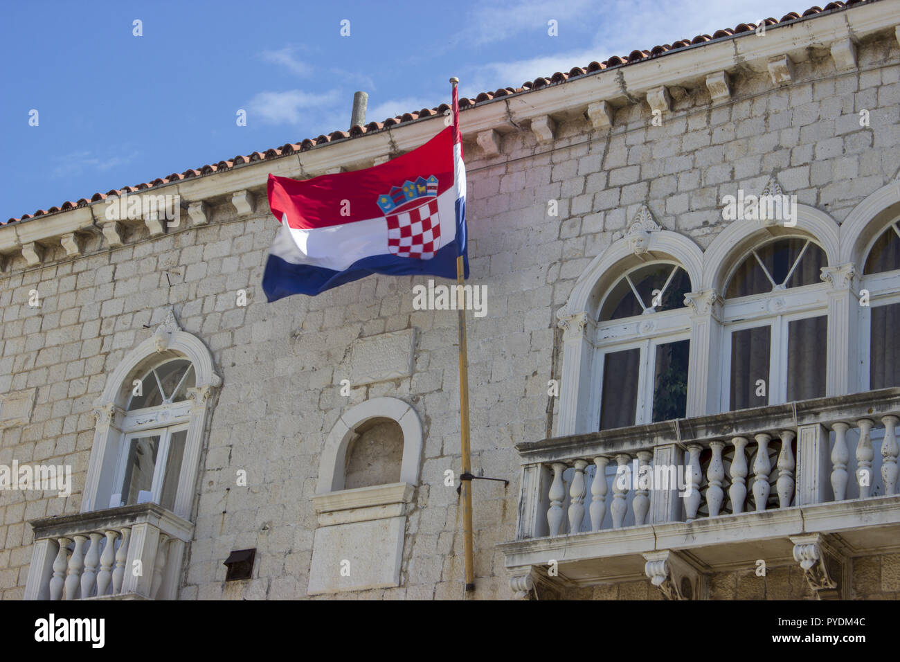 Old croatian flag hi-res stock photography and images - Alamy