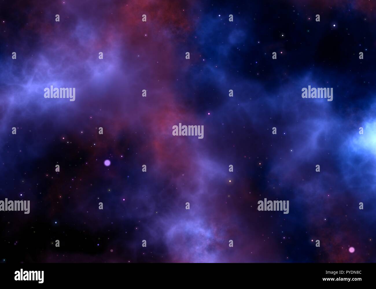 Illustration Starry Nebula Colorful Outer Space background Stock Photo ...