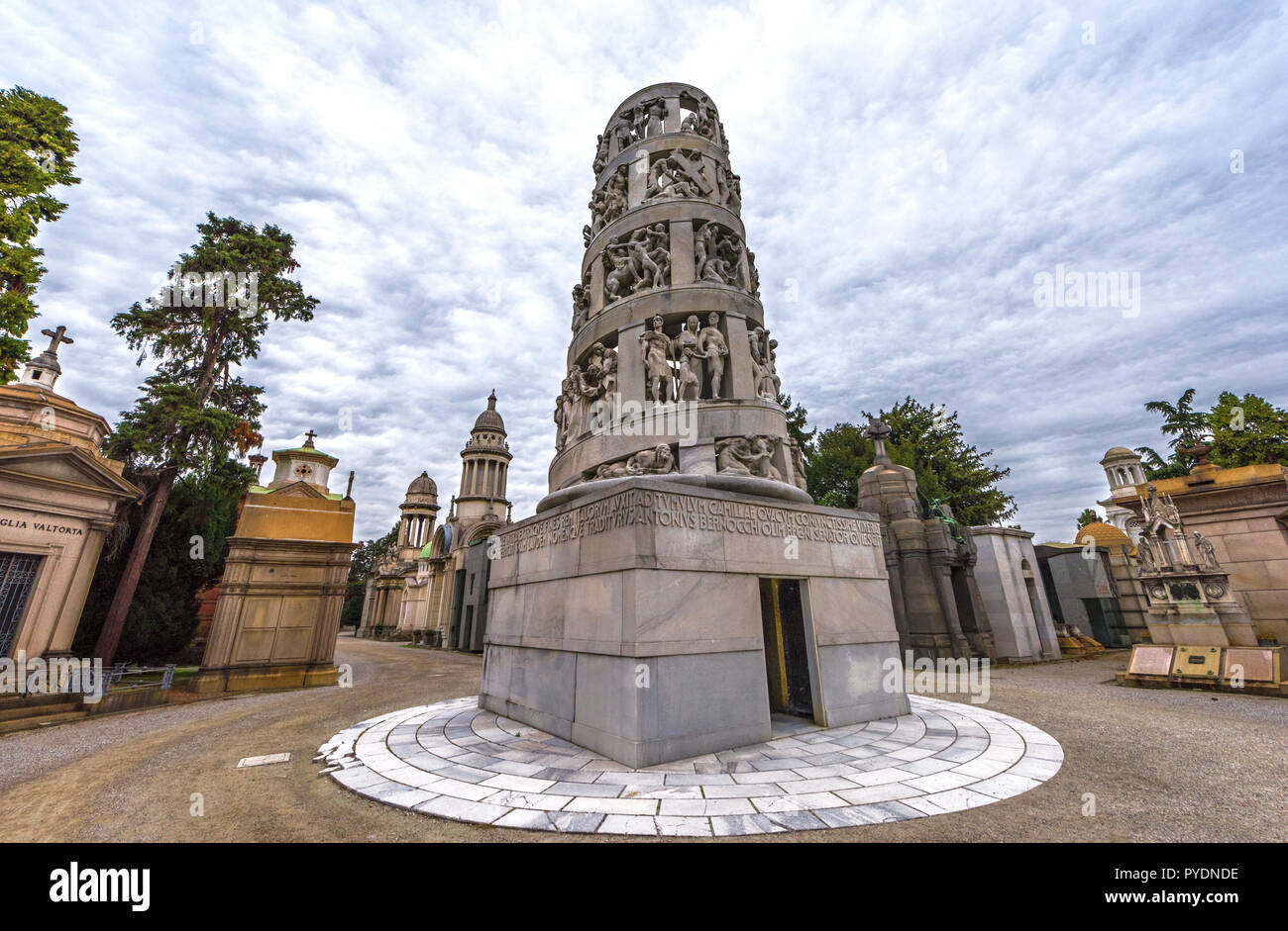 Memorial to Italian textile industrialist Antonio Bernocchi by ...