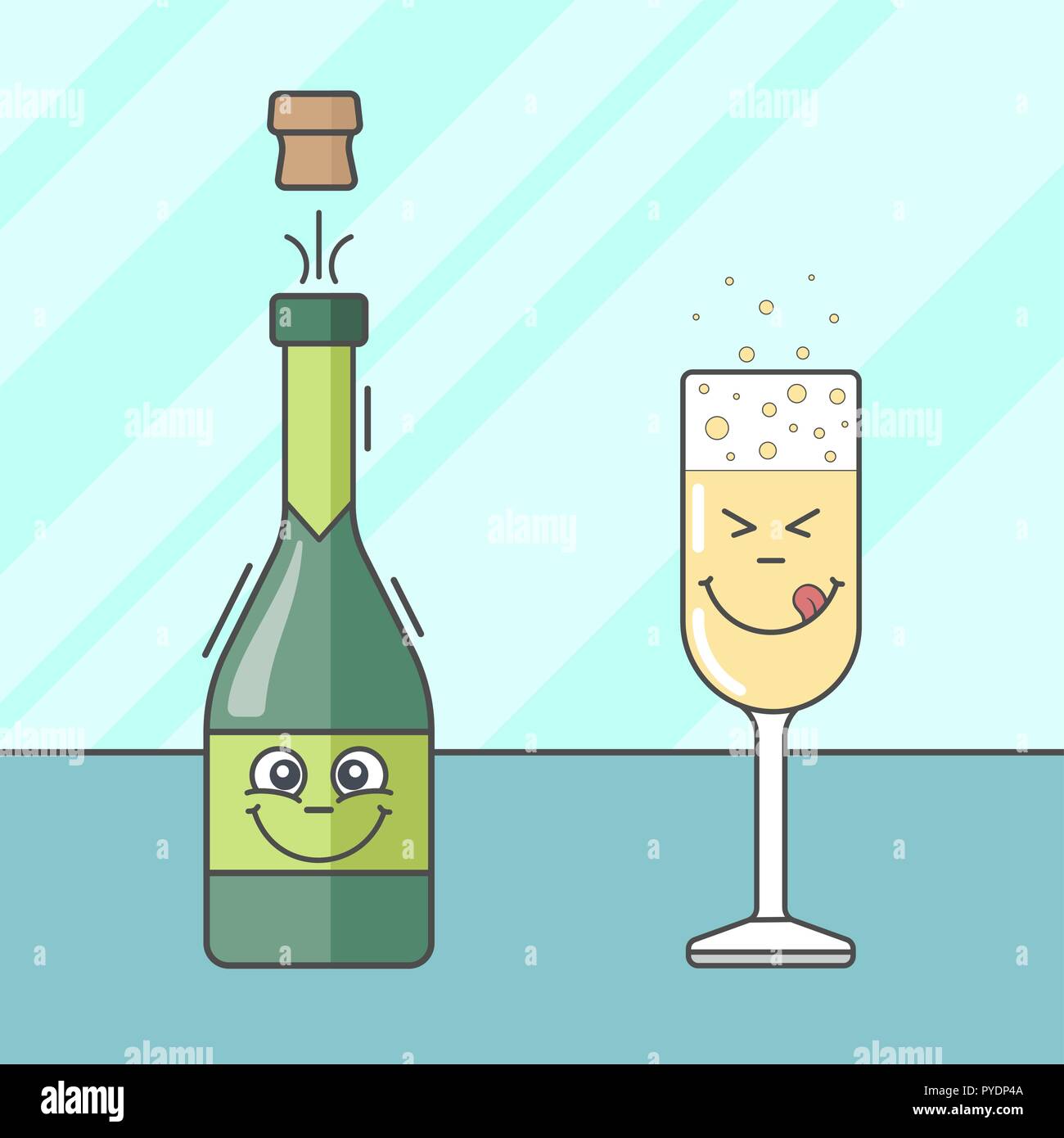 Alcohol drink vector vectors hi-res stock photography and images - Alamy