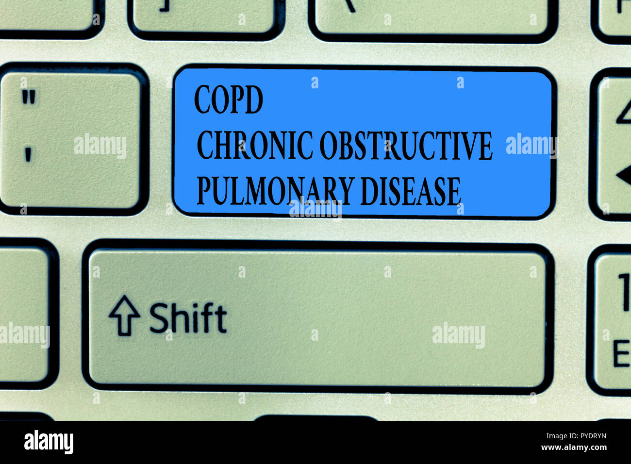 Handwriting text writing Copd Chronic Obstructive Pulmonary Disease ...
