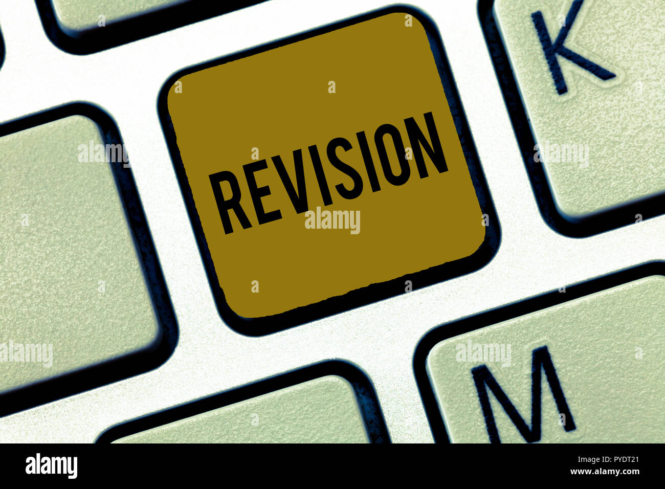 Word writing text Revision. Business concept for revised edition or ...
