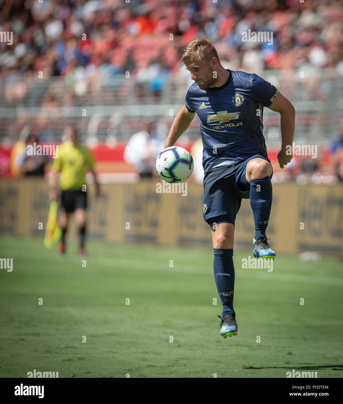 Manchester United Defender Luke Shaw Stock Photo - Alamy