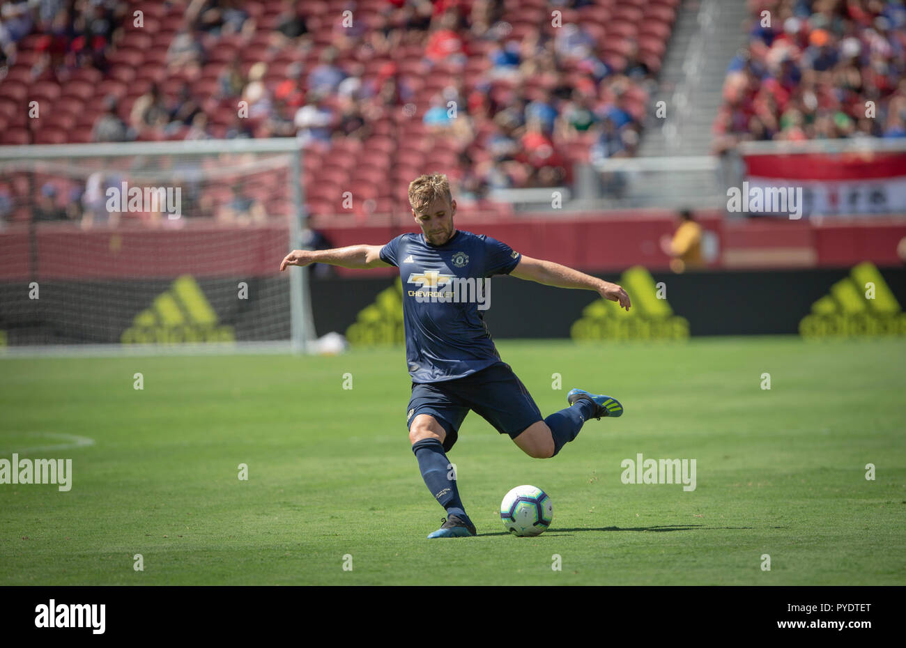 Manchester United Defender Luke Shaw Stock Photo - Alamy