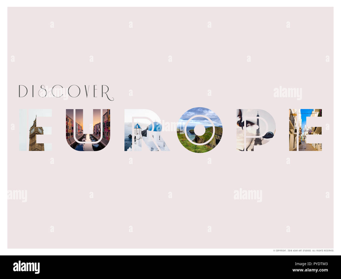 Europe travel poster hi-res stock photography and images - Alamy