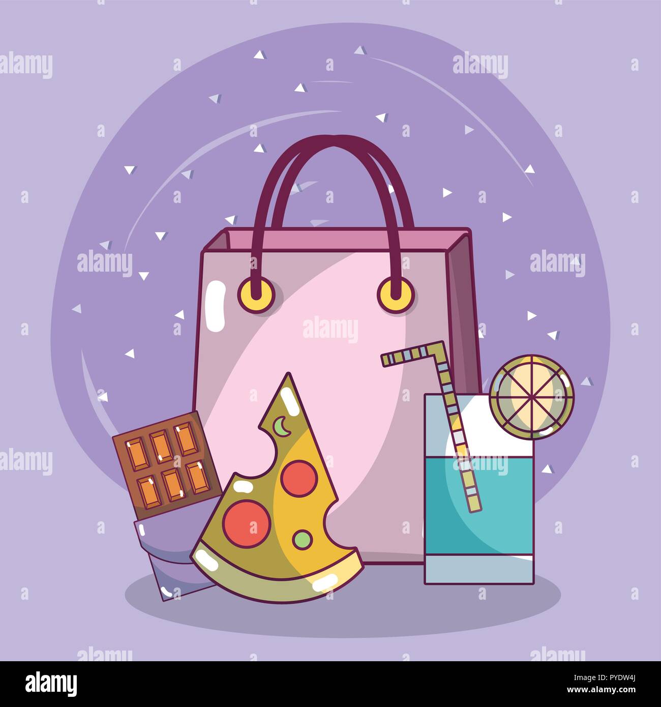 Fast cheap food Stock Vector Images - Alamy