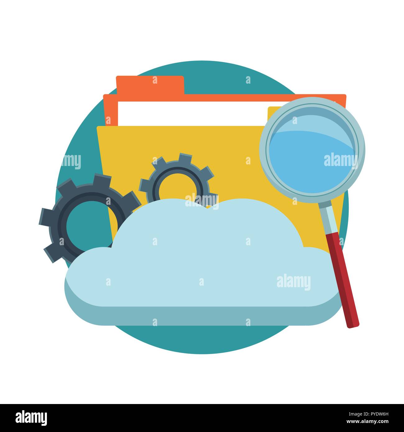 Cloud computing symbol Stock Vector Image & Art - Alamy