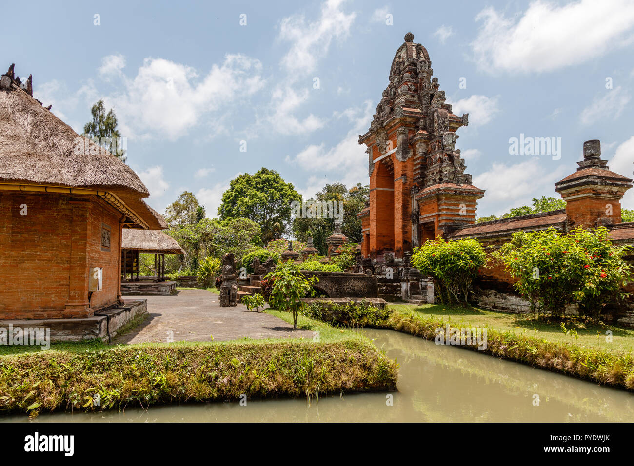Entrance gates (paduraksa) of Balinese Hindu temple Pura Taman Ayun ...