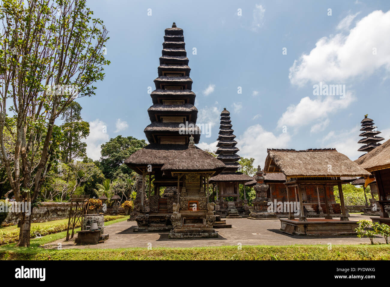 Meru towers of Balinese Hindu temple Pura Taman Ayun Mengwi, Badung ...