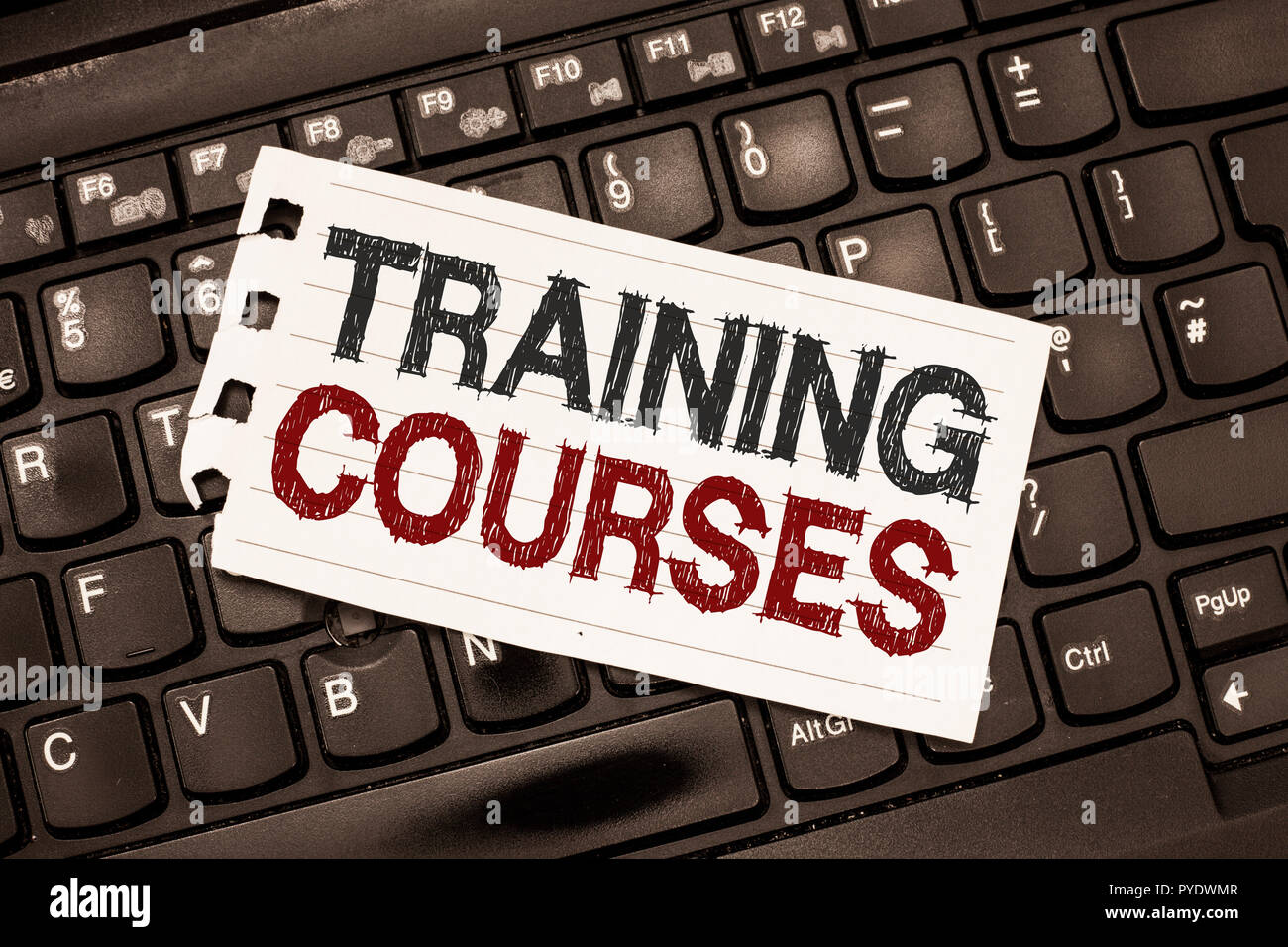 Word writing text Training Courses. Business concept for is series of ...