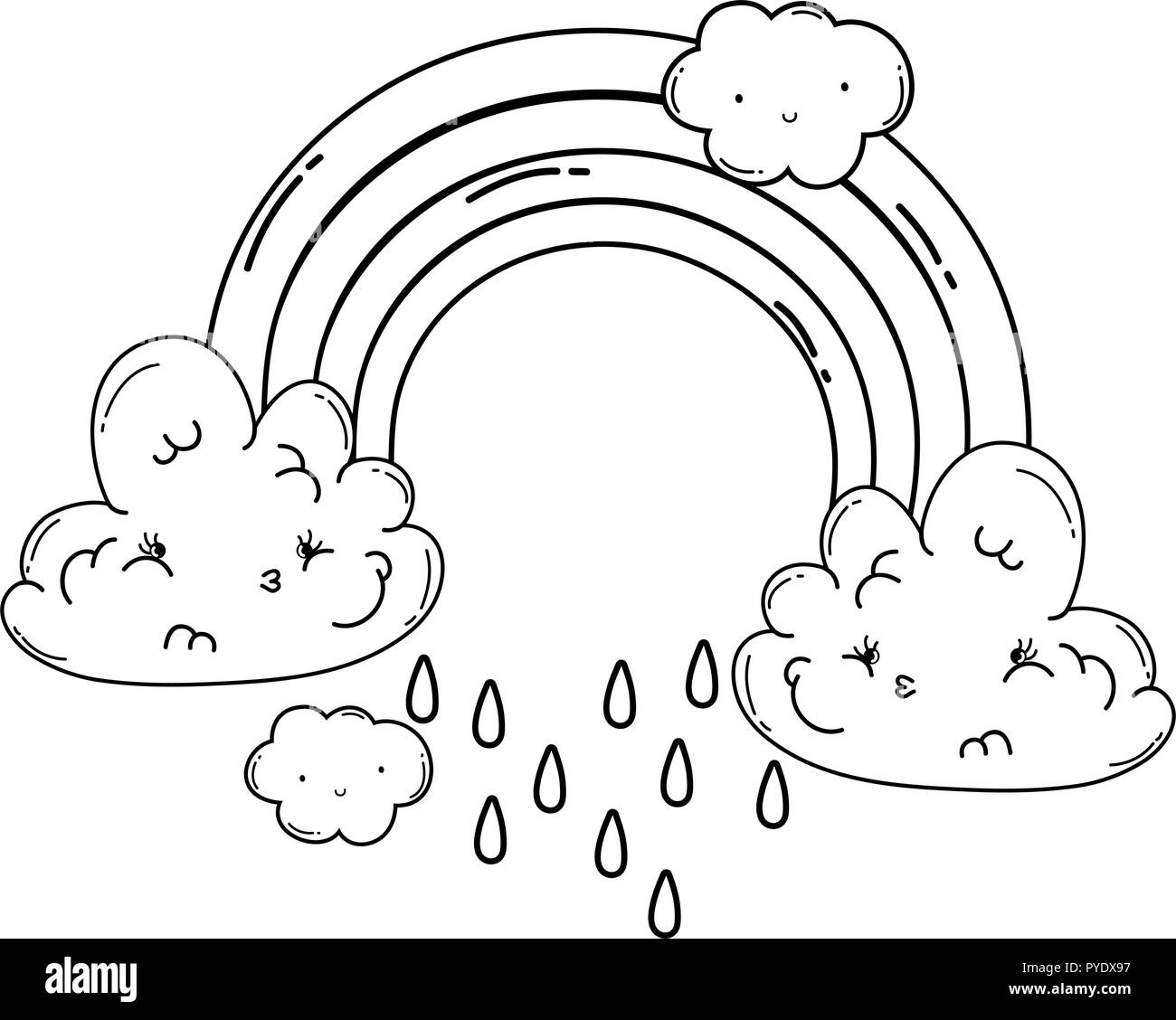 Beautiful sad girl in white Stock Vector Images - Alamy