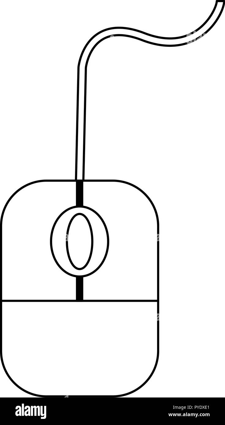 Cartoon computer mouse Black and White Stock Photos & Images - Alamy