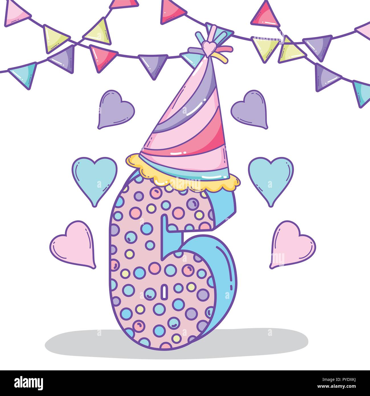 Six years Stock Vector Images - Alamy