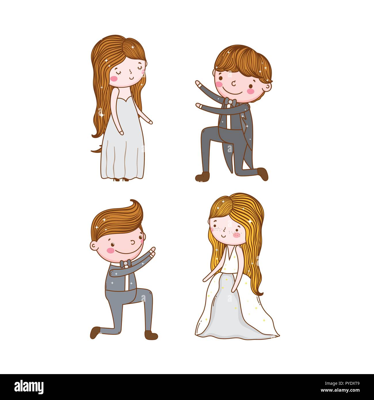 Set groom man suit Cut Out Stock Images & Pictures - Alamy