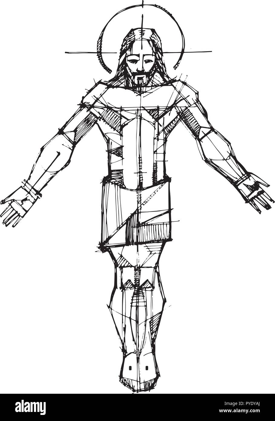 The body of jesus Black and White Stock Photos & Images - Alamy