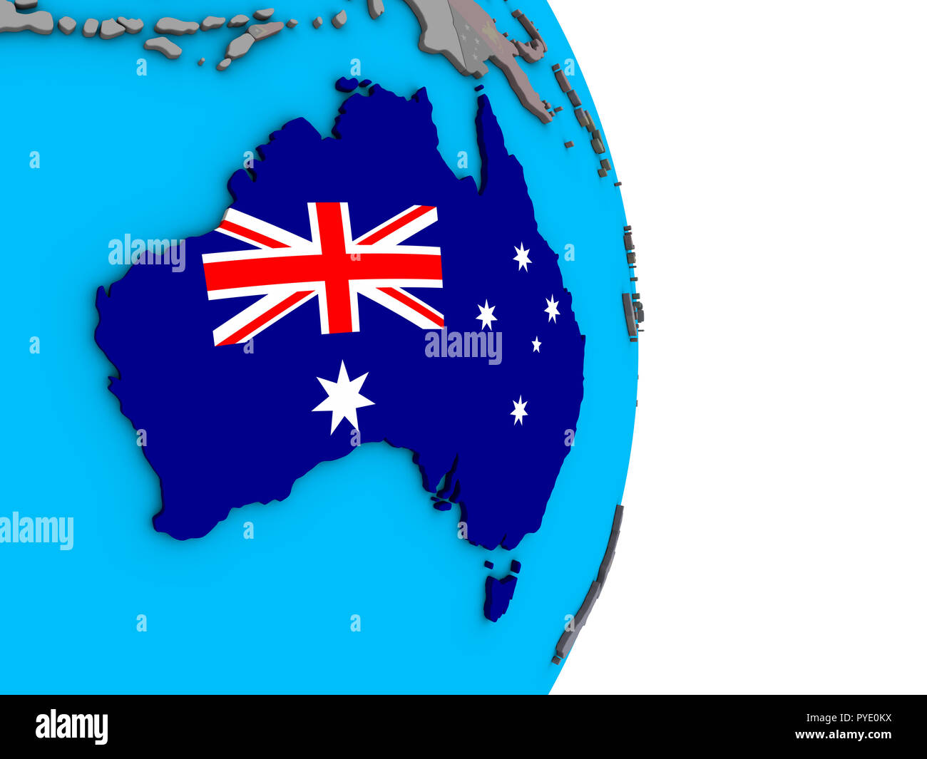 Australian continent countries flag hi-res stock photography and images ...