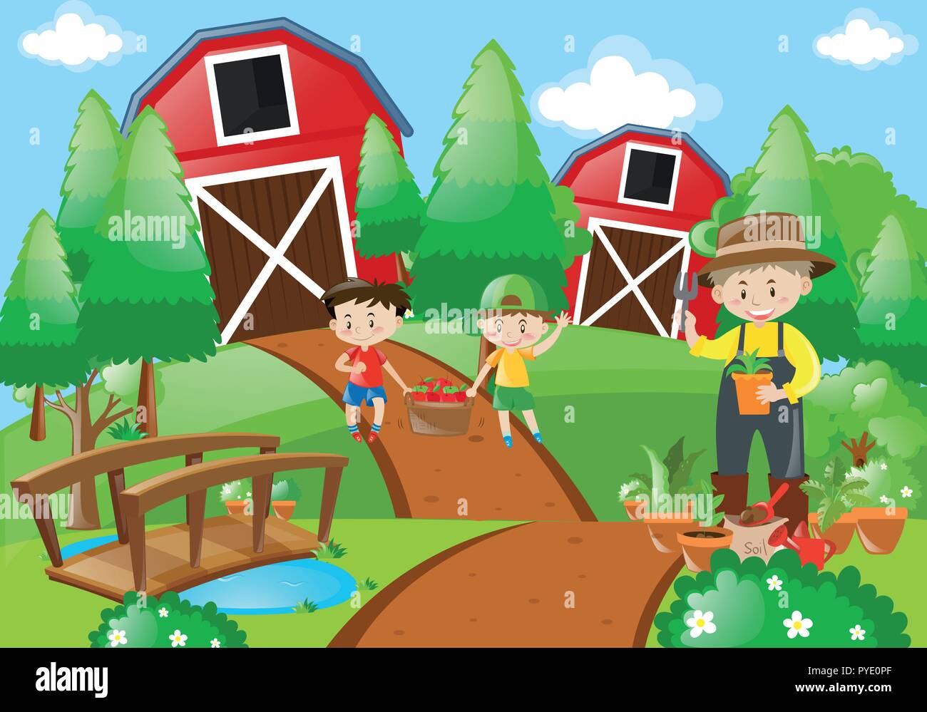 Farmer Clipart For Kids