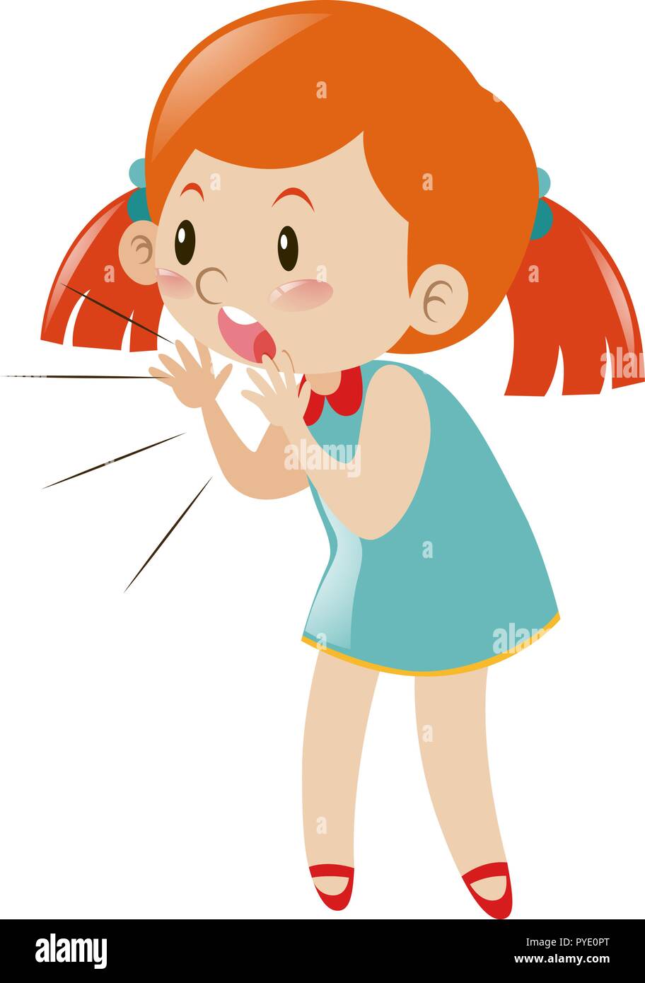 Yell scream Stock Vector Images - Alamy