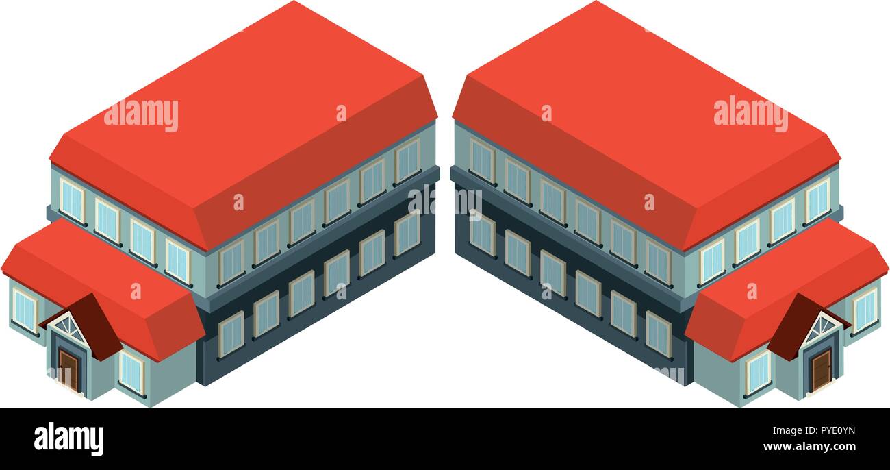 School building drawing perspective hi-res stock photography and images ...