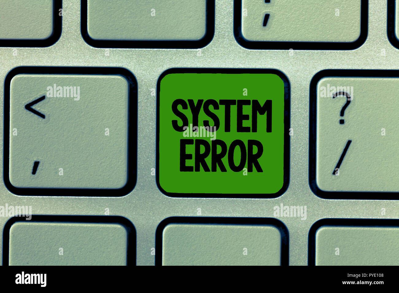 Word writing text System Error. Business concept for Technological failure Software collapse ...