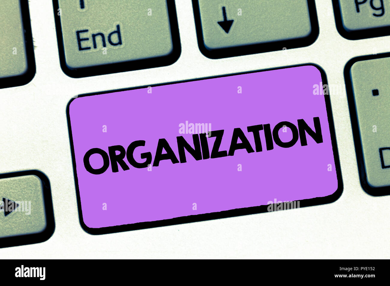Text sign showing Organization. Conceptual photo Organized group of ...