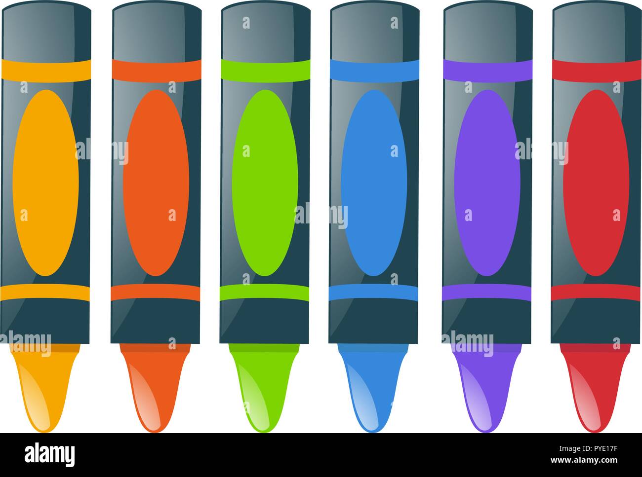 Too many colors Stock Vector Images - Alamy