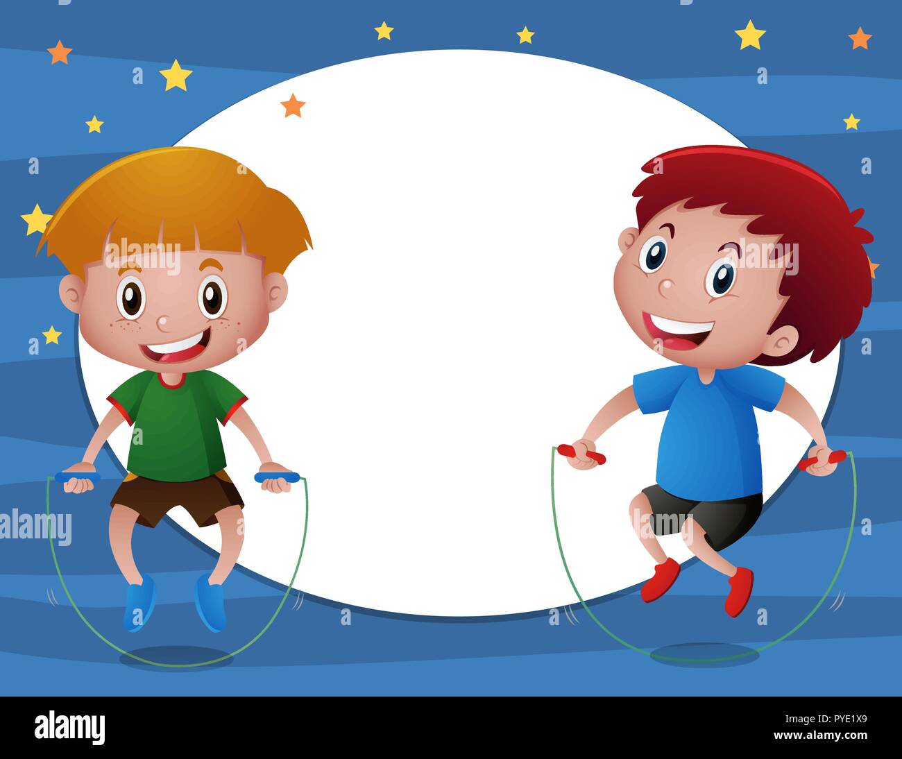 Boy Jump Rope Clipart