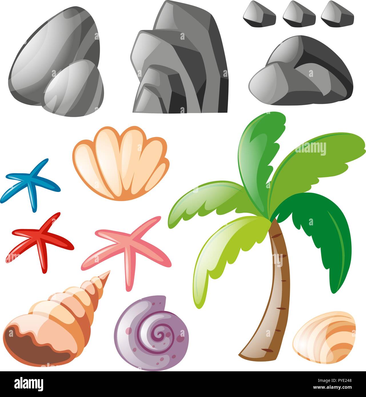 Green Seashell Clipart