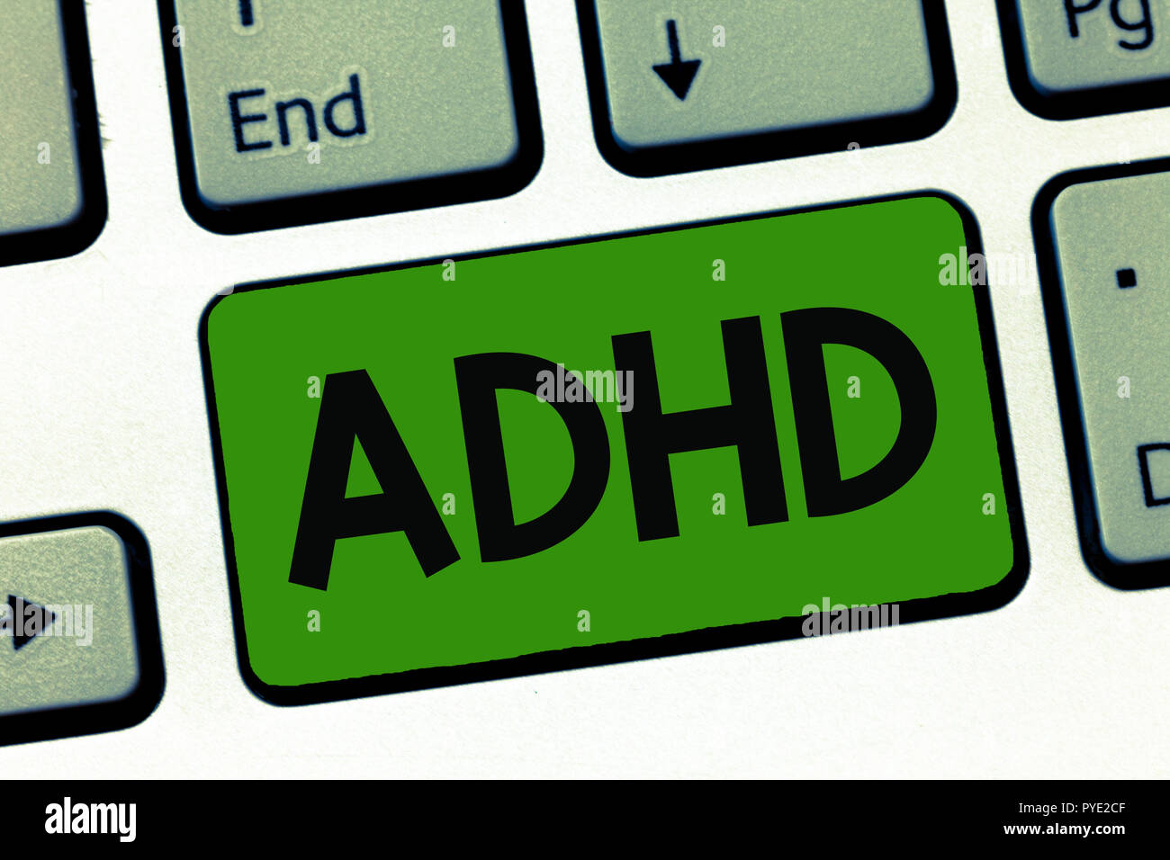 Word writing text Adhd. Business concept for Mental health disorder of ...